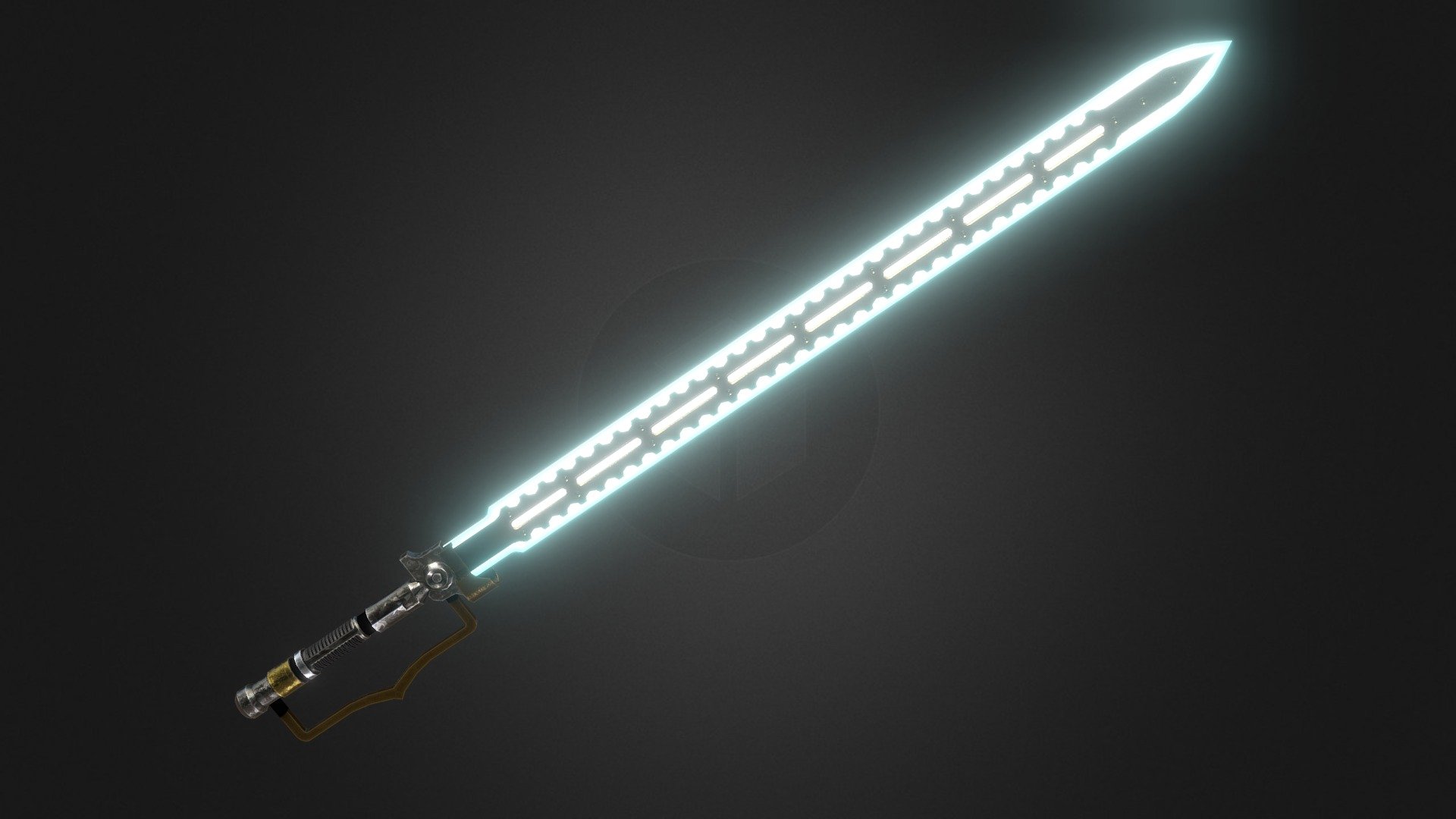 Blue Electric Sword - 3D model by Portalarium [c14d9b3] - Sketchfab