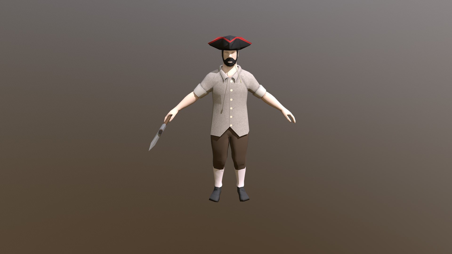 Worker Low-poly - 3D model by AaronHB [c14e8ef] - Sketchfab