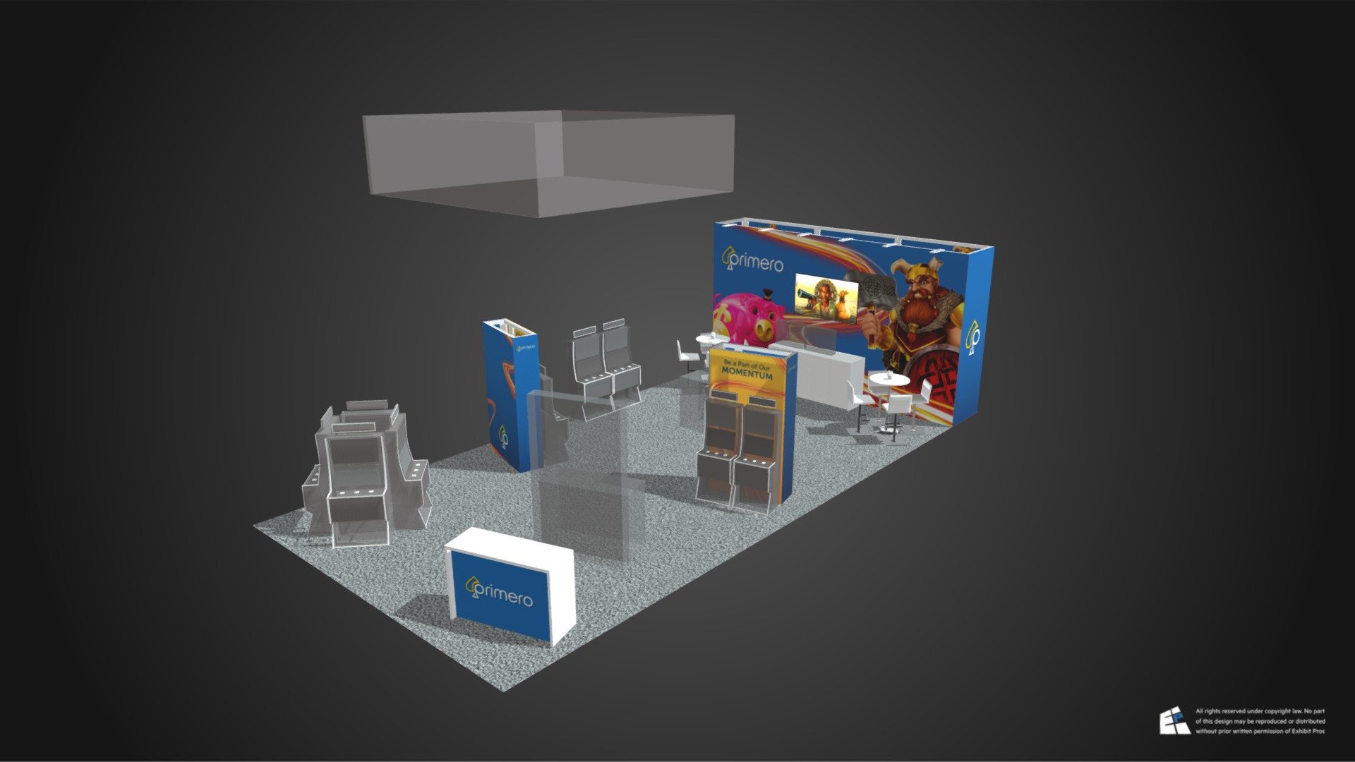 Primero 20x40 Amusement Expo 2025 - 3D model by EP (@ExhibitP) [c14fb1c ...