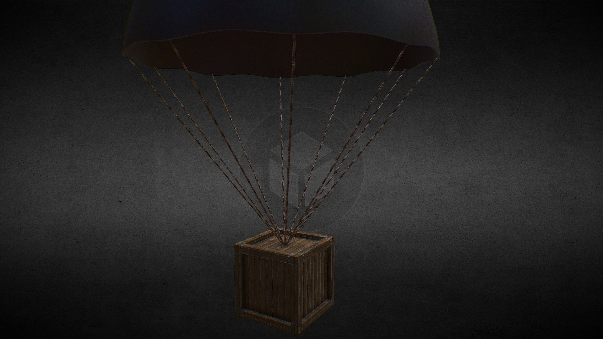 Crate And Parachute - 3D model by Matt Rafferty (@Matt-AeroLab ...