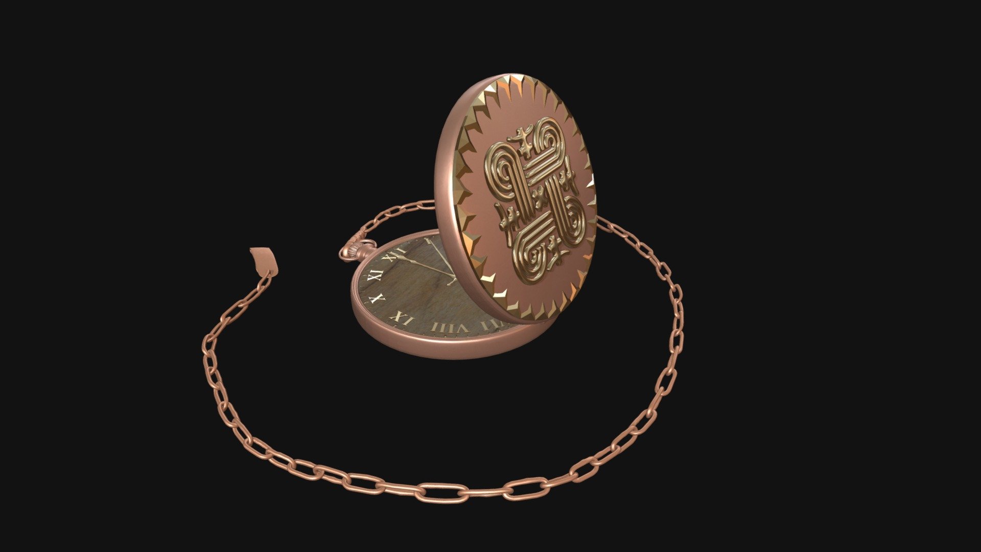 Pocket Watch - 3D model by Ge_henna [c150627] - Sketchfab