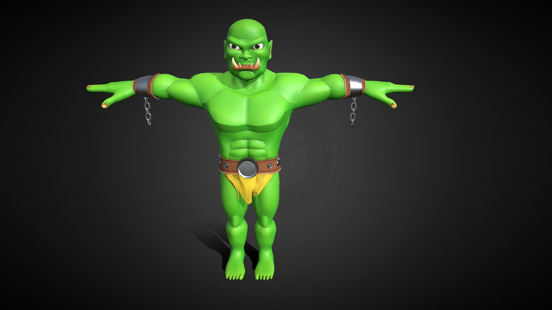Orc - 3D model by Miray Naz Kara (@m.nazkara) [c15071b] - Sketchfab