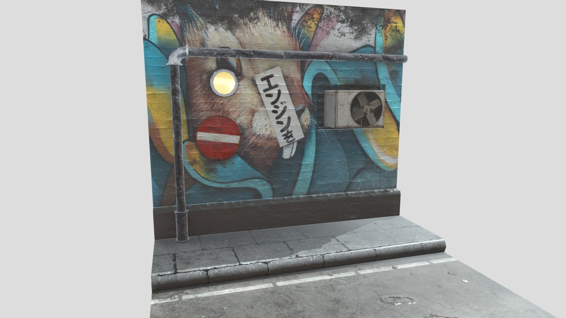 Alley - Download Free 3D model by raptorhazel [c151028] - Sketchfab