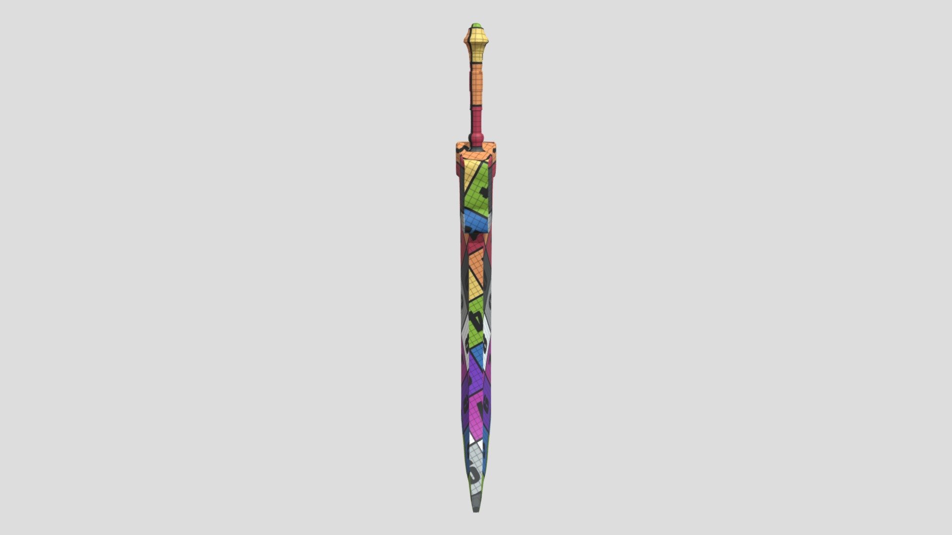 Starscourge Greatsword UV Unwrapped (LOW POLY) - 3D model by xcg2903 ...