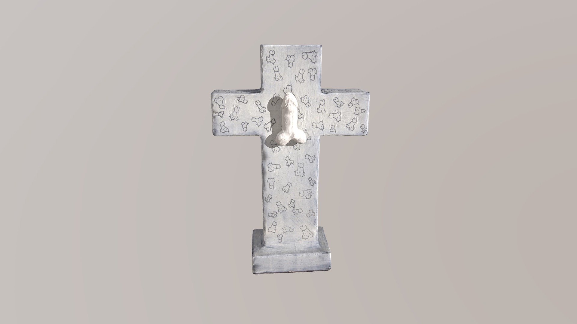 Banned artwork (for AR open link outside of fb) - 3D model by Sfera ...