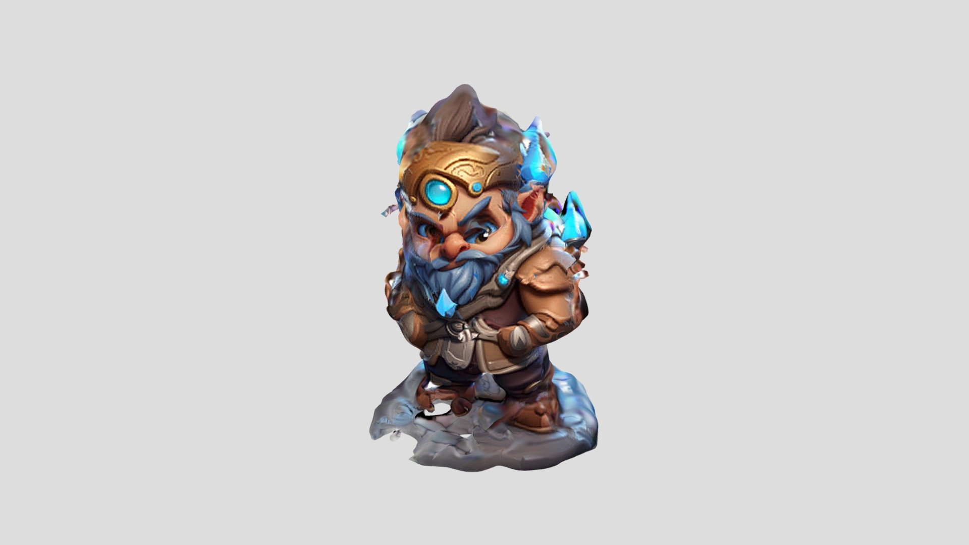 Cute Gnome Character A small, round gnome wit - Download Free 3D model ...