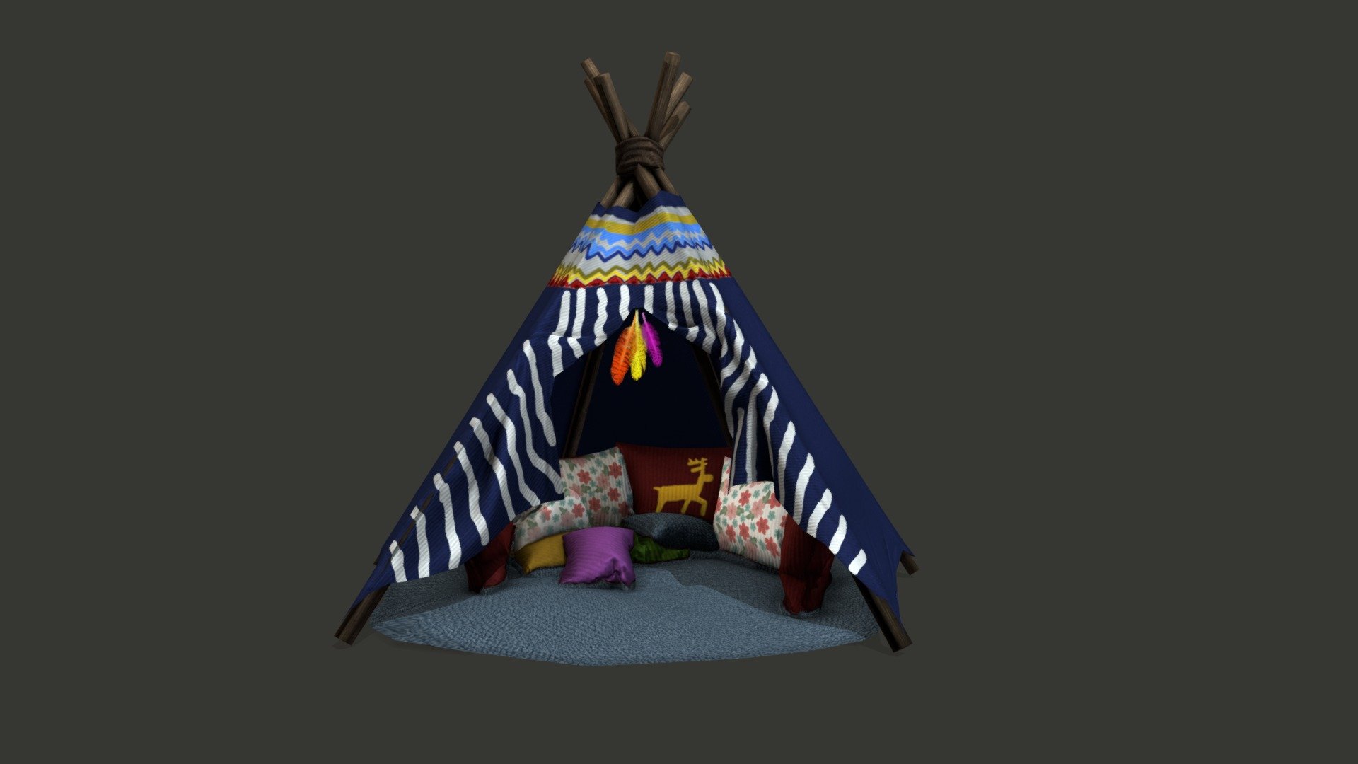 Native Indian Tent - Buy Royalty Free 3D model by 3dia [c152a89 ...