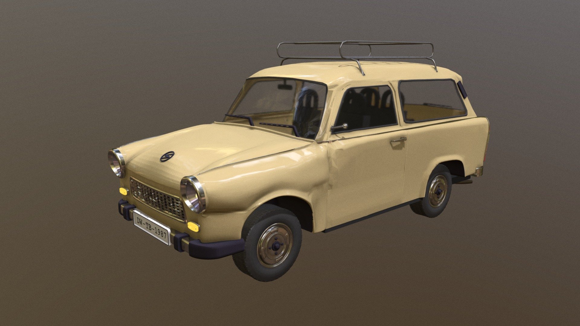 Trabant 1.1 "trabbi" - Buy Royalty Free 3D model by Thomas Binder ...