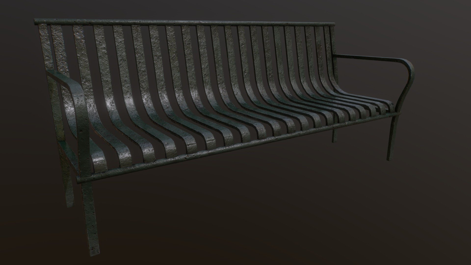 Park Bench - Download Free 3D model by Ryan Kiesselbach ...