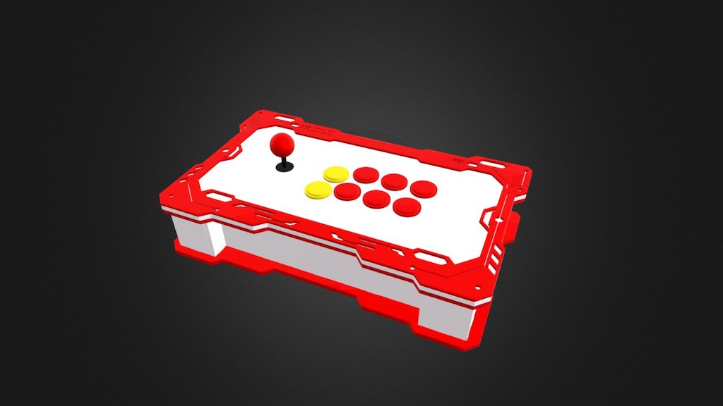Arcade Stick - 3D model by arq_179 [c1562c2] - Sketchfab