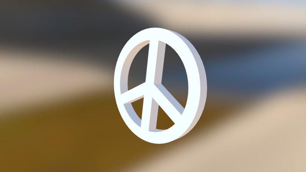 Peace sign - Pacyfa - Friedenszeichen - 3D model by NeoPops [c156cef ...