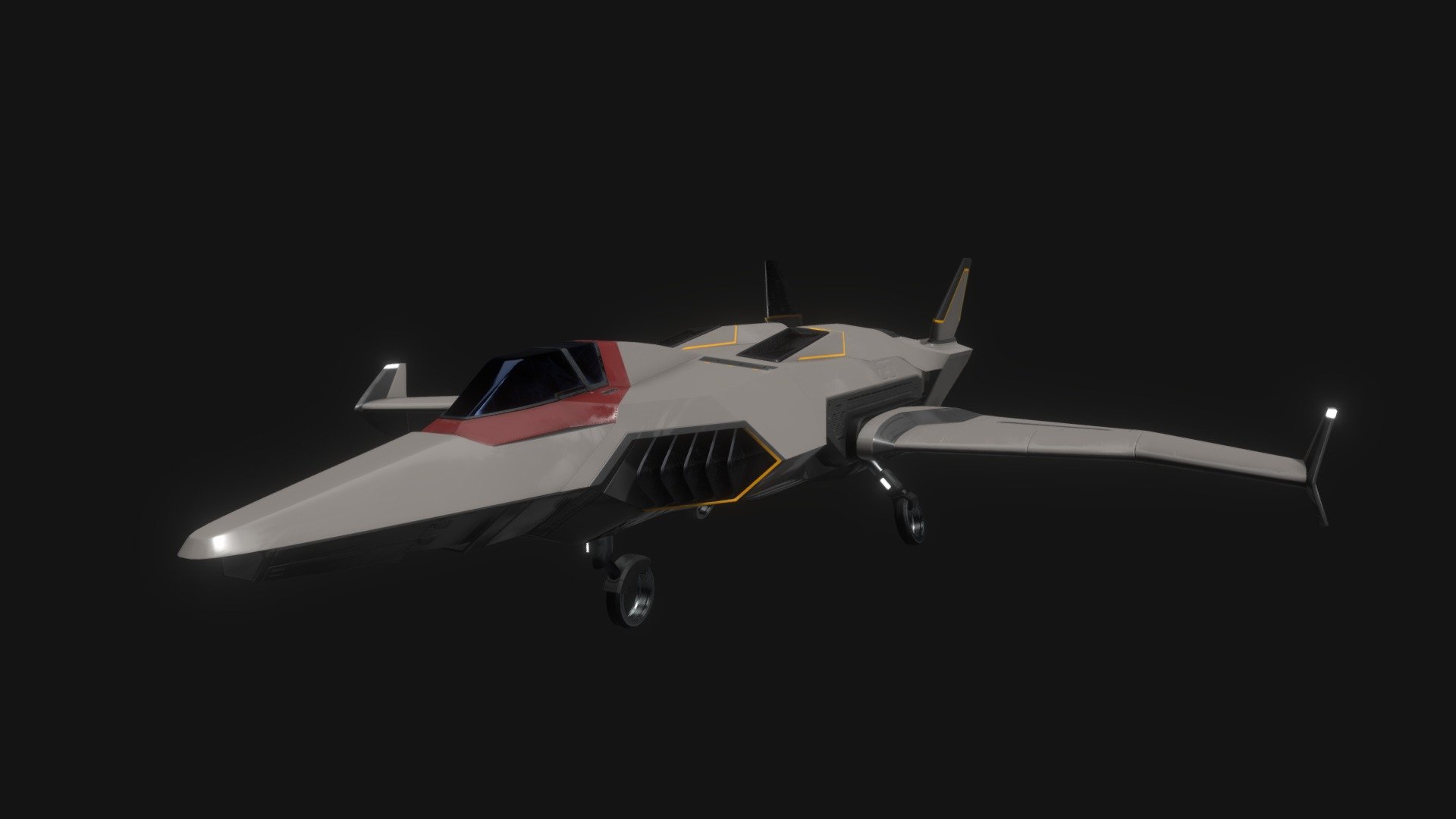 Interceptor Concept - 3D model by Lucy Poole (@LucyPoole3D) [c15714b ...