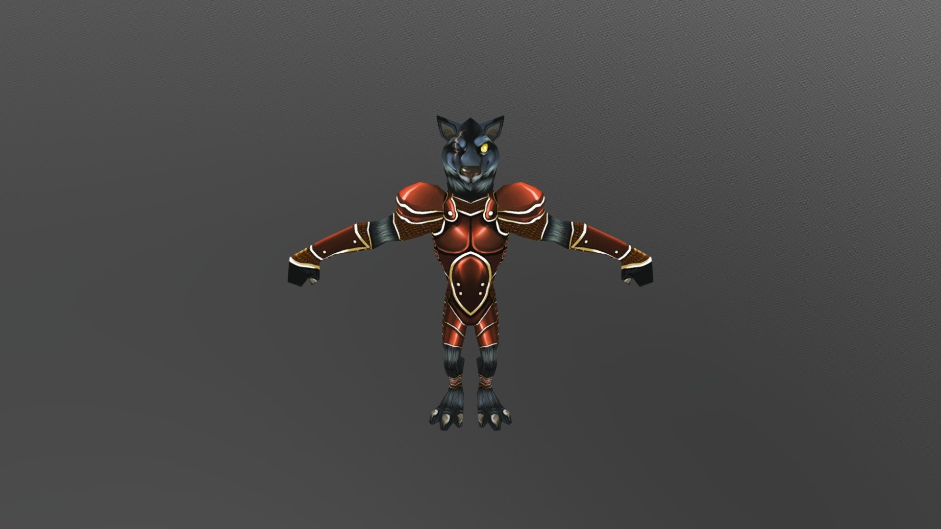 Wolf - 3D model by carolsq.art [c157921] - Sketchfab