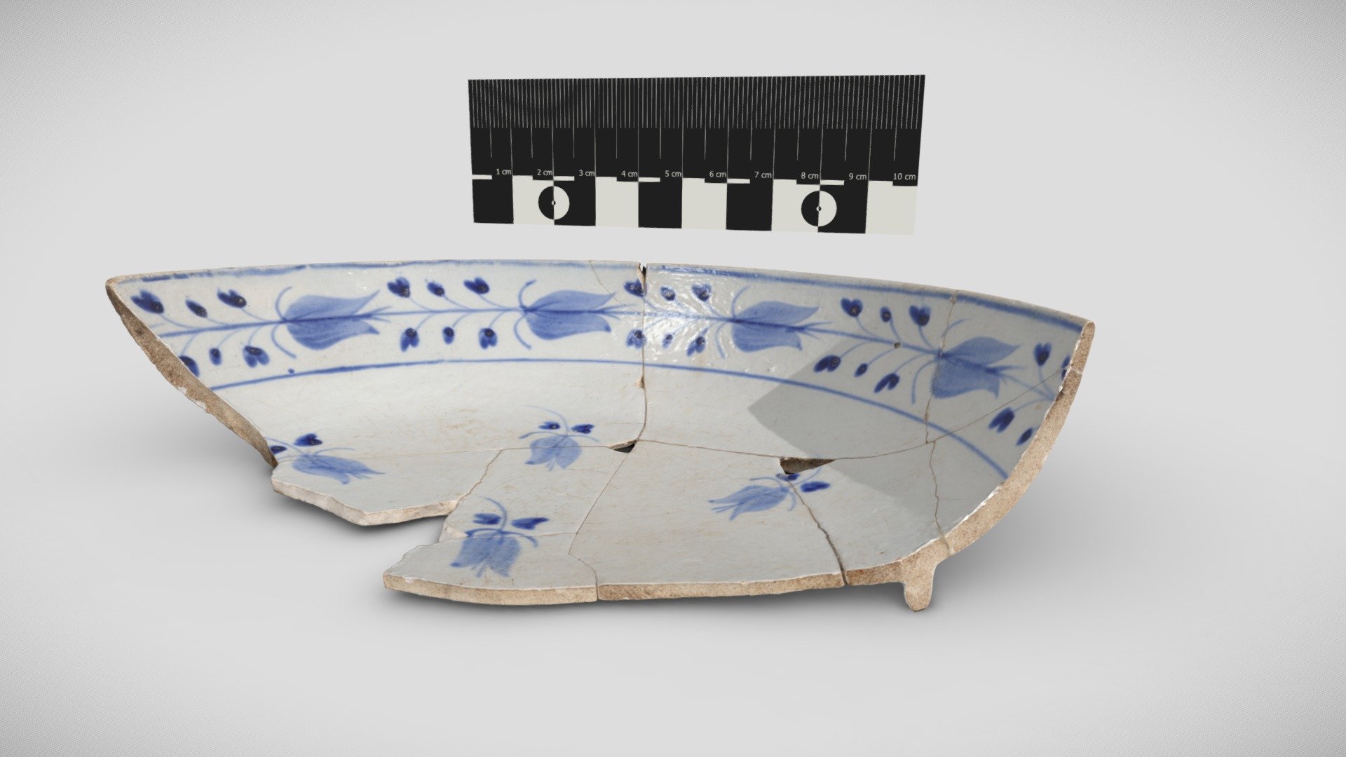 Pearlware (Hand Painted Blue) - Download Free 3D model by SCDNR-HTP ...