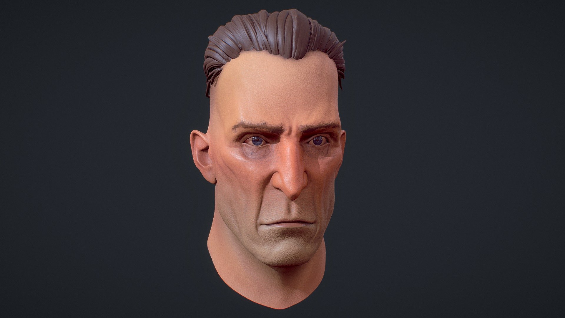 Portrait after a concept - 3D model by StijnBeerts [c15ad93] - Sketchfab