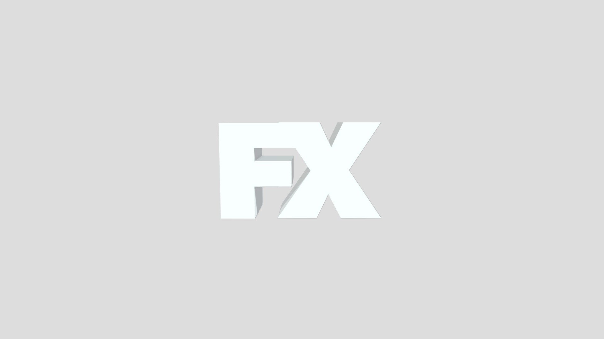 Fx logo - 3D model by efrainjaraleno57 [c15b664] - Sketchfab