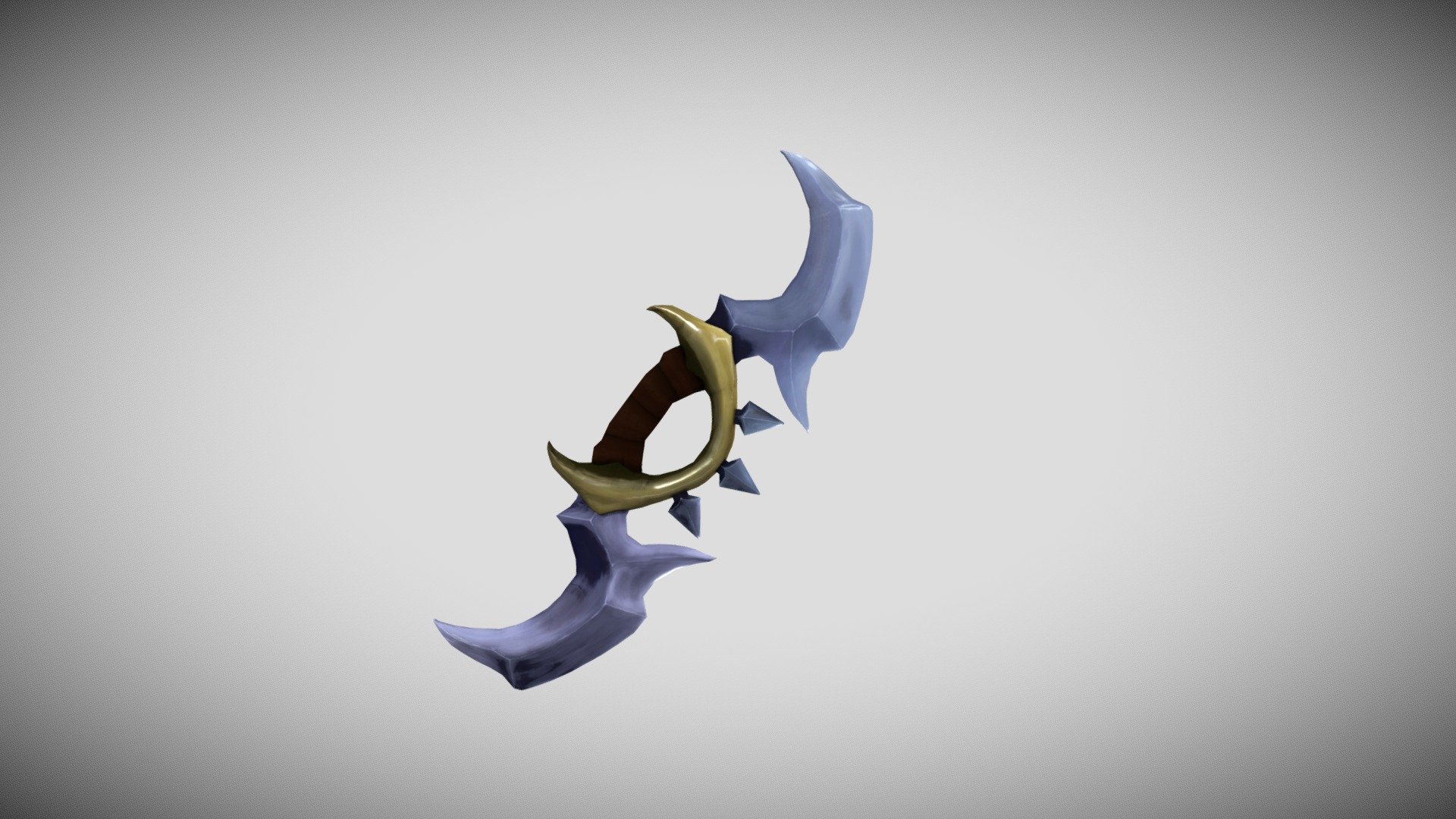 Double-Bladed Dagger - 3D model by Ryan Chaney (@Ryan.chaney) [c15cd9a ...