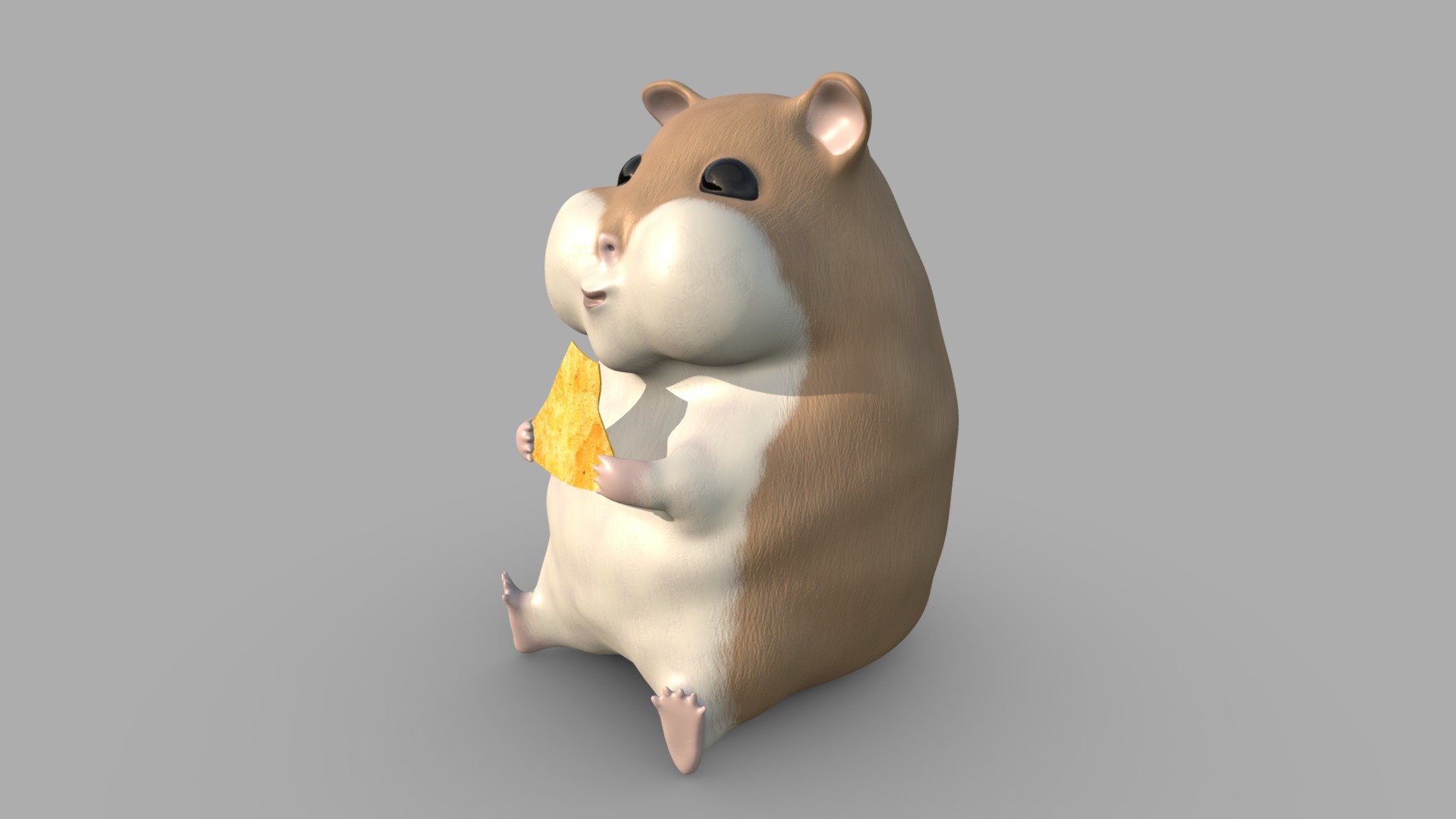 Berry the fat hamster - Download Free 3D model by dg samples ...
