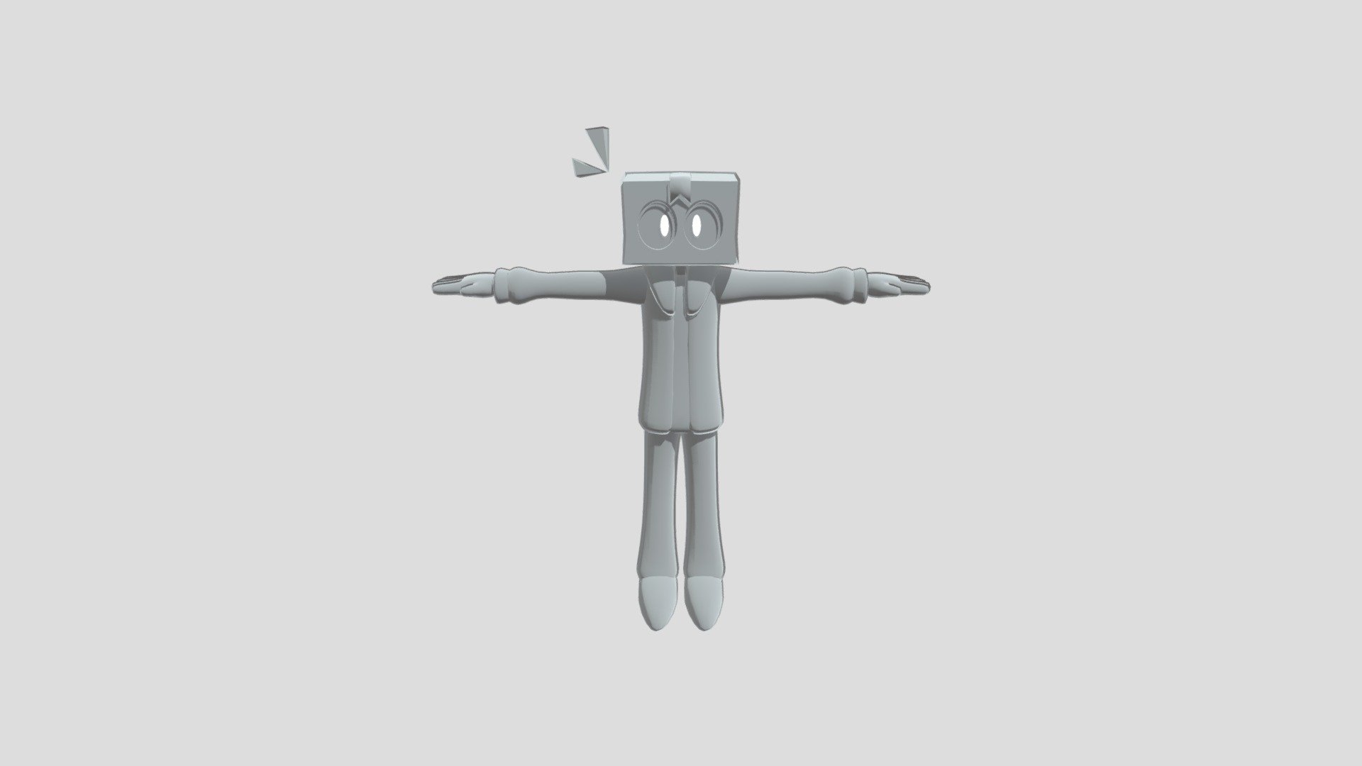The Man Behind The Box - 3D model by TheFatBox [c15f000] - Sketchfab