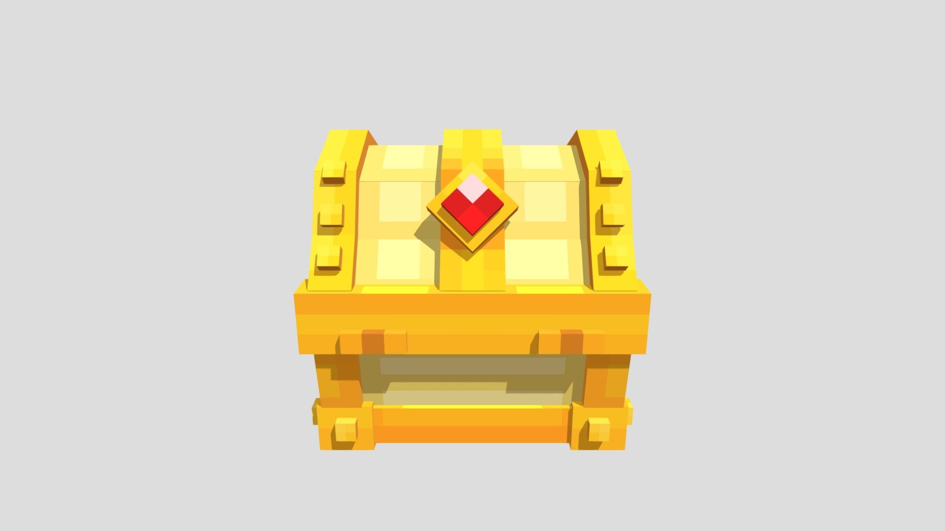 Golden Chest - 3D model by MaoChe_531 [c15fd36] - Sketchfab