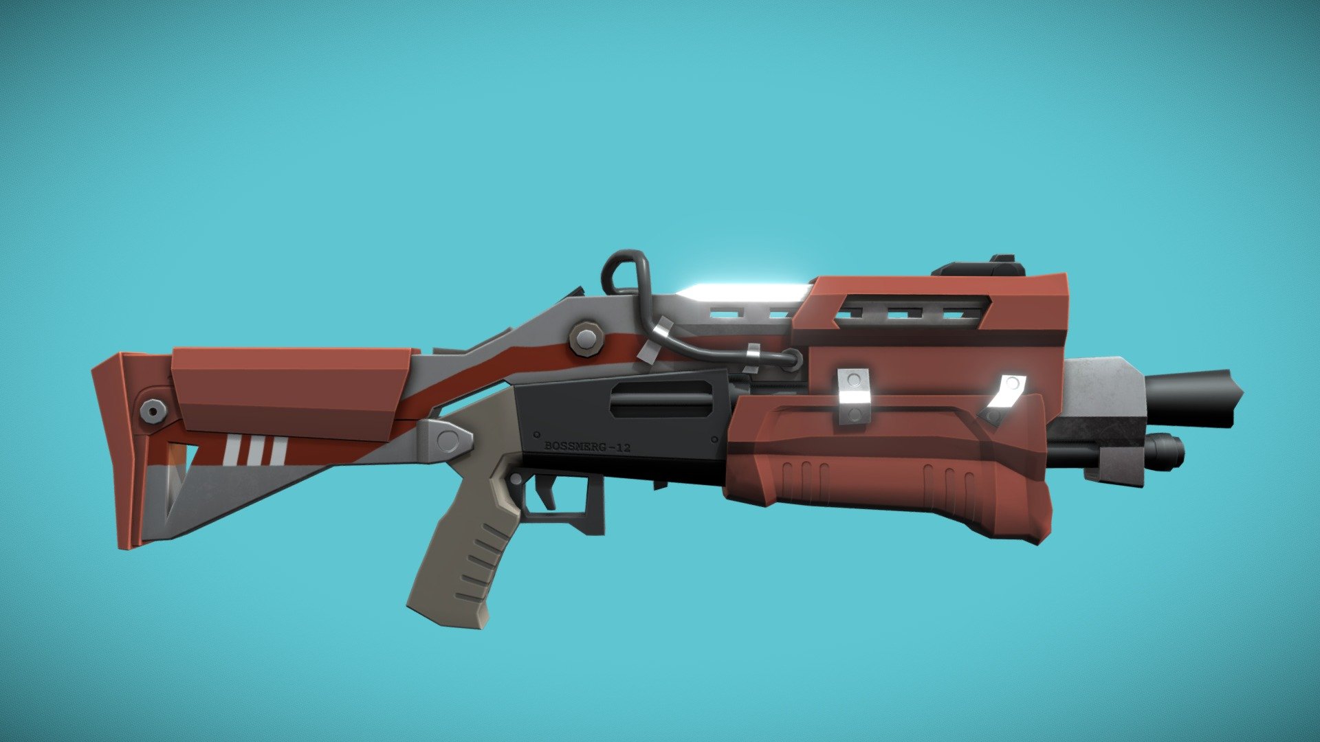 Fortnite Tac Shotgun - Download Free 3D model by Michele.Passerino ...