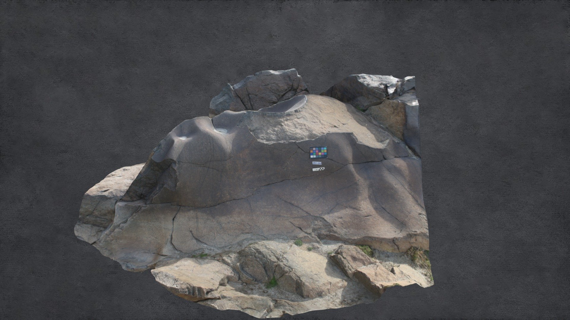 Rock Carving at HodarGah (Rock 113-6) - 3D model by cvlablums [c162baa ...