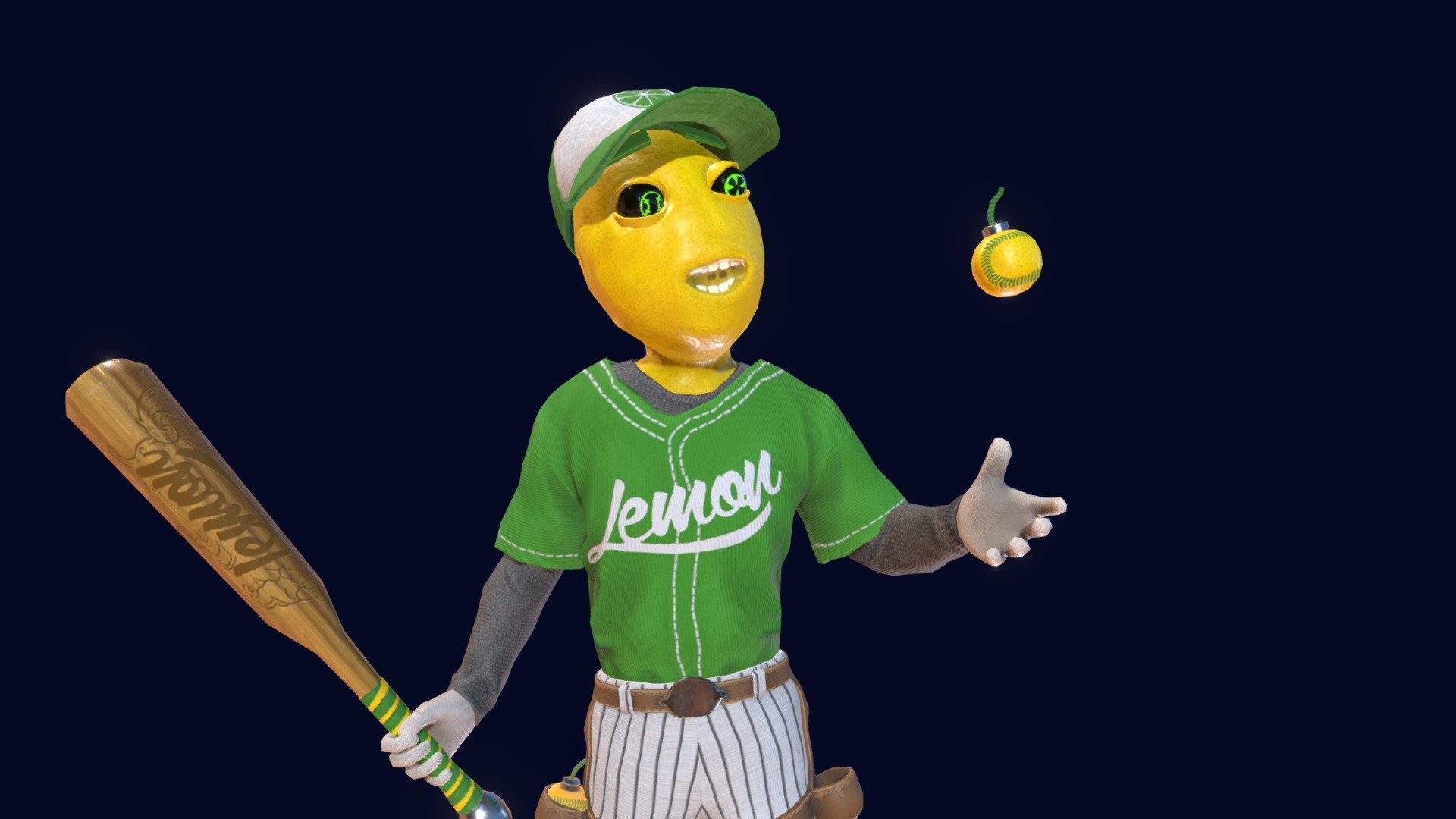 Lemon Humanization - 3D model by Kurkuezhik (@12345sa945) [c1630ad ...