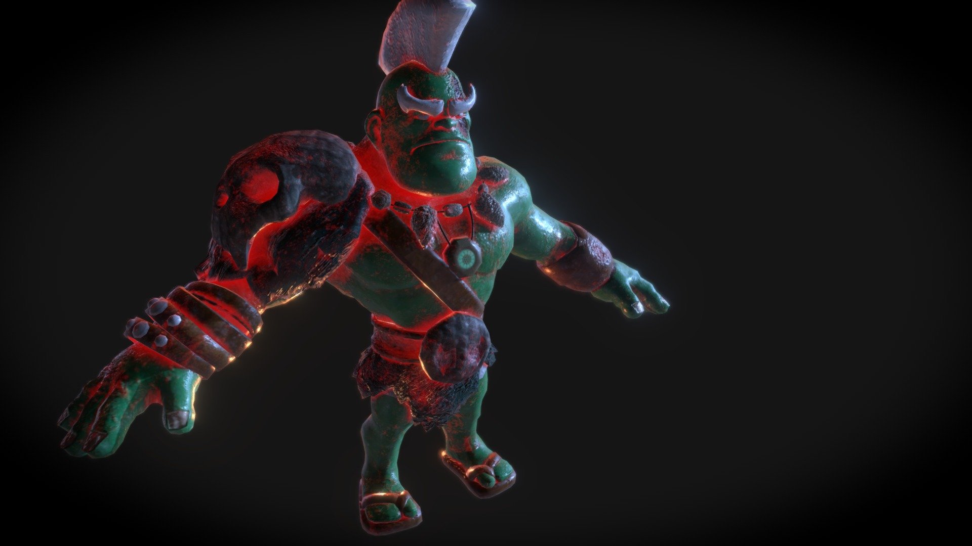 Cave Man - 3D model by chrisstahlart [c1668b6] - Sketchfab