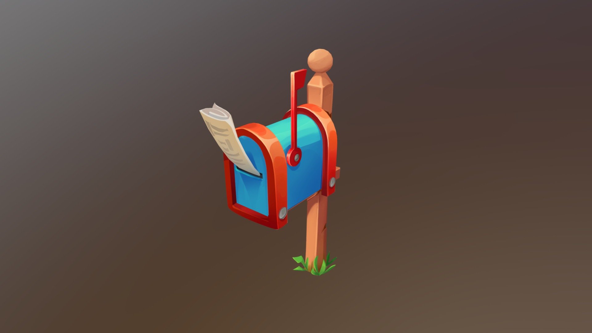 Mailbox - 3D model by anocturne [c166fc0] - Sketchfab