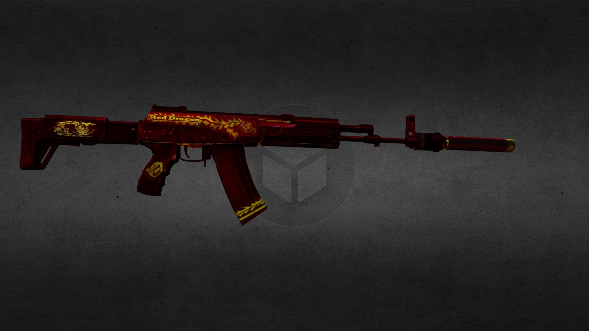 AK-12-Red Dragon - 3D model by wolffcub [c167c9c] - Sketchfab