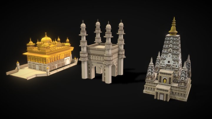 Charminar 3D models - Sketchfab