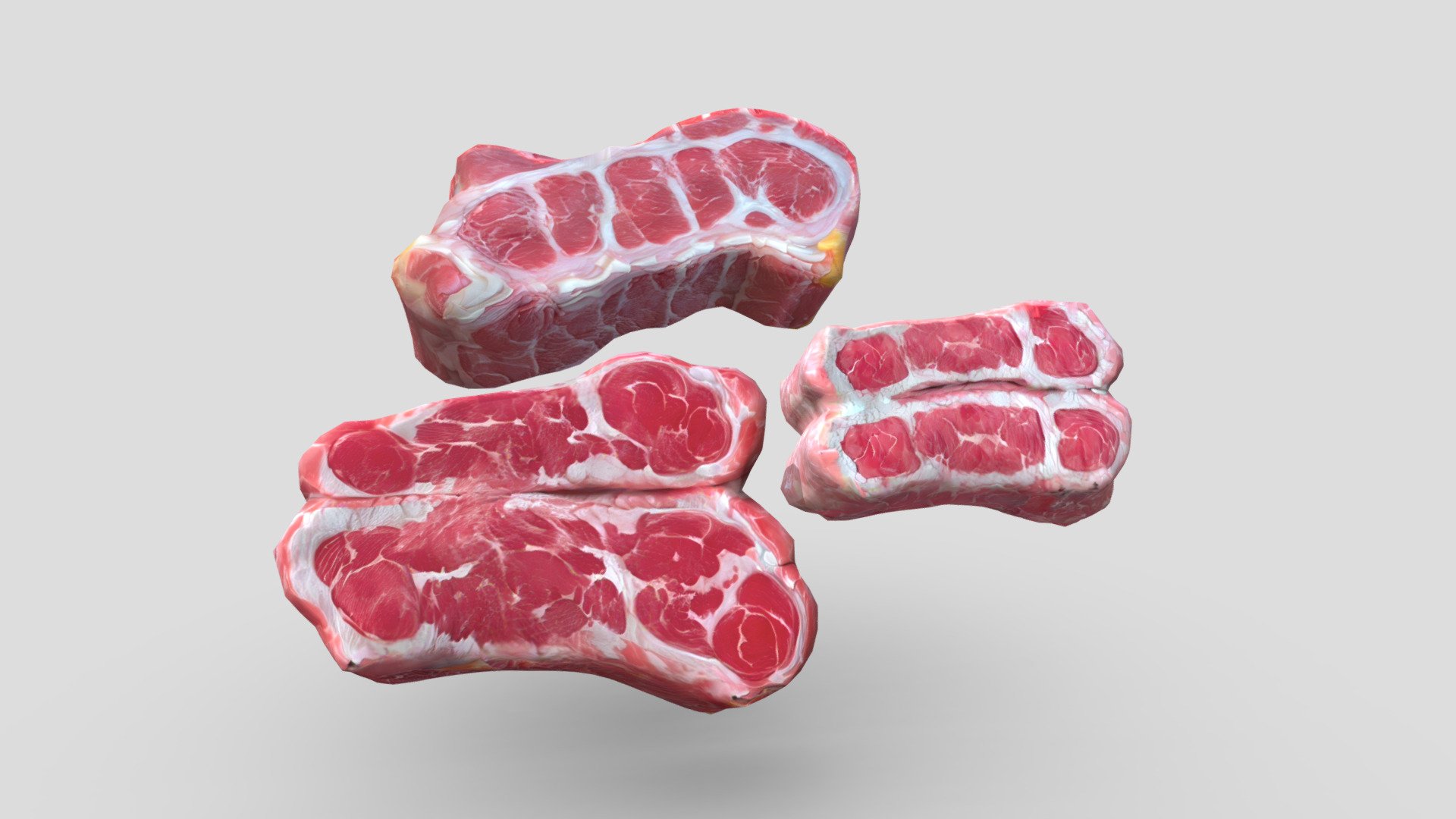 Raw Meat Pack - Buy Royalty Free 3D model by plaggy [c168d09 ...