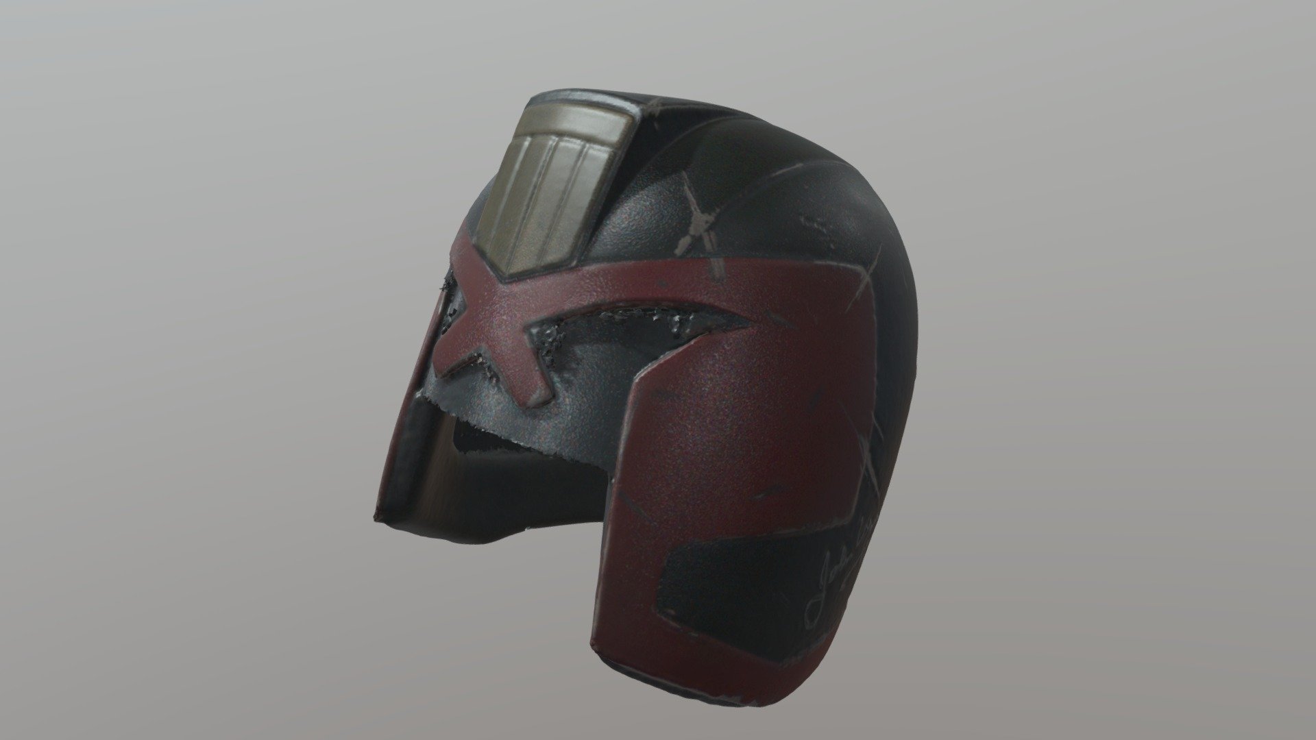 Judge Helmet - 3D model by orbitalscot [c168de5] - Sketchfab