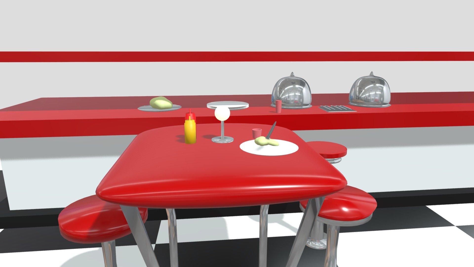 Props for cafe - Download Free 3D model by __omega__ [c16a389] - Sketchfab