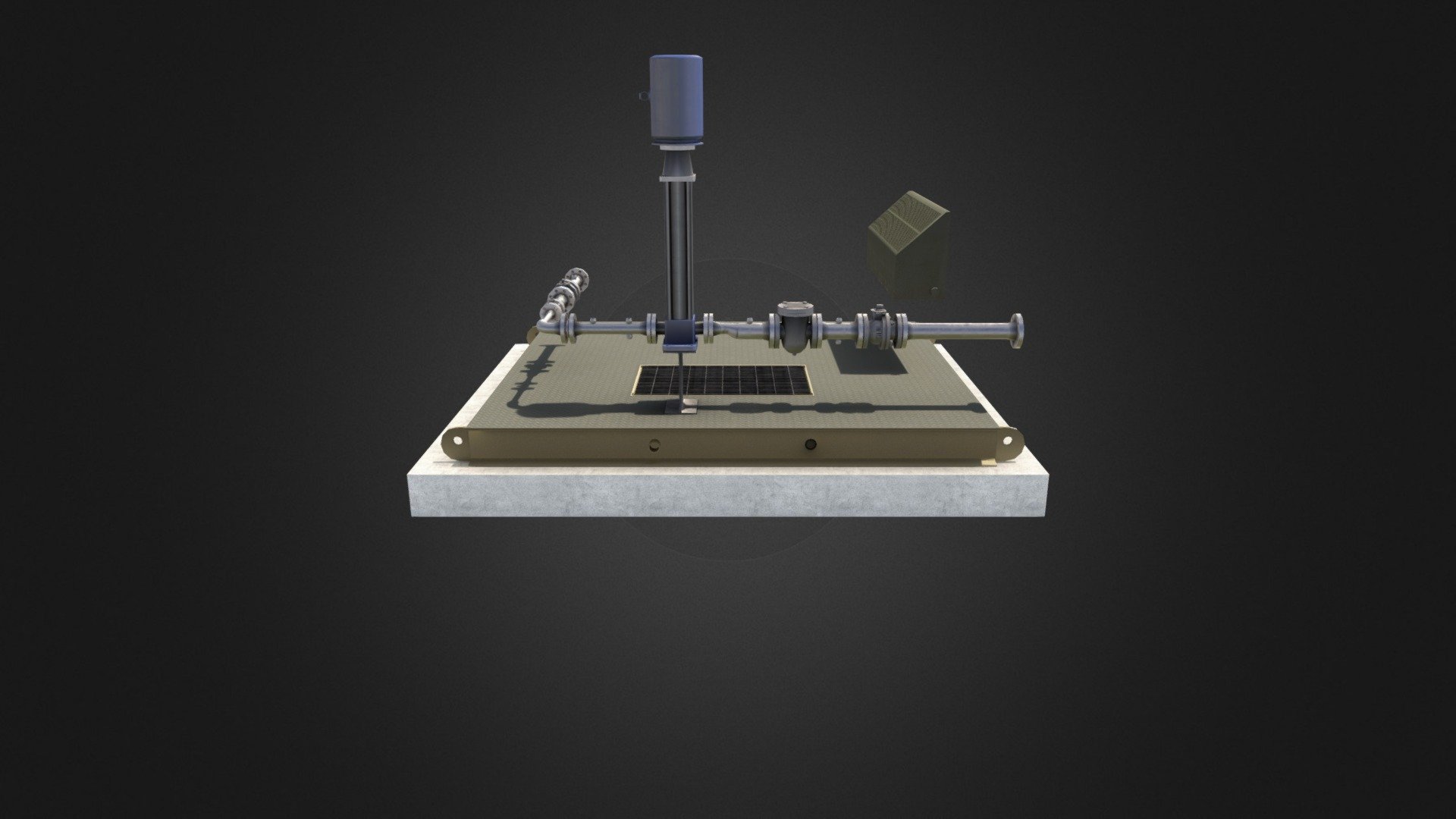 Modular Water Transfer Skid - 3D model by Distribution NOW [c16b300 ...