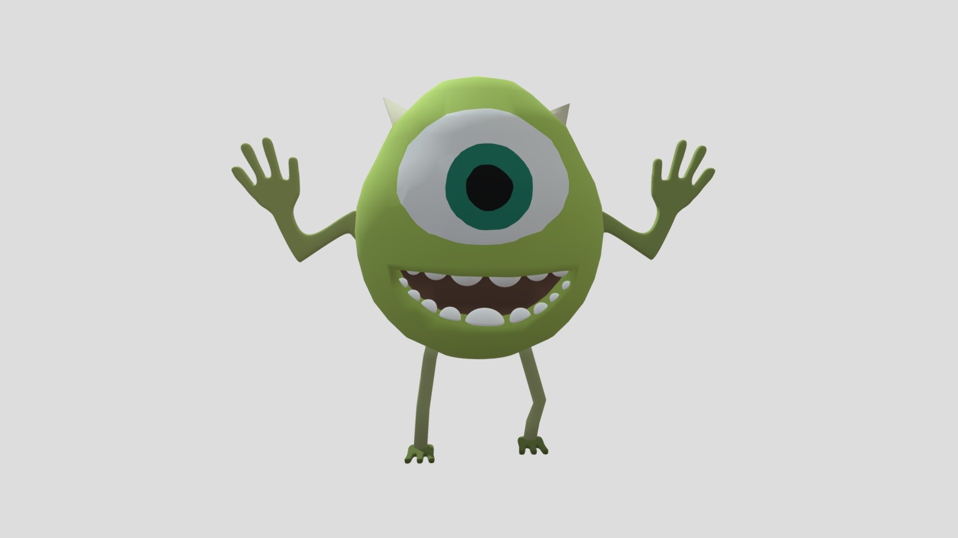 Mike Wazowski - Download Free 3D model by Mormont (@Mormontt) [c16b4f5 ...