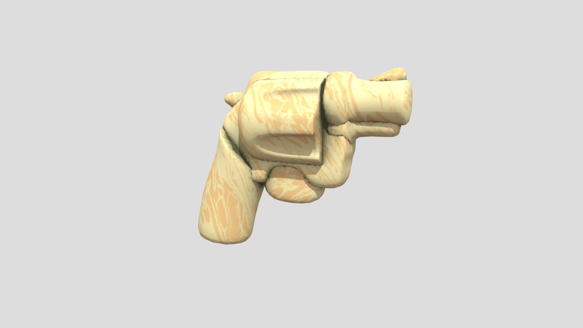 Wooden Toy Revolver - Download Free 3D model by erictheblock [c16e873 ...