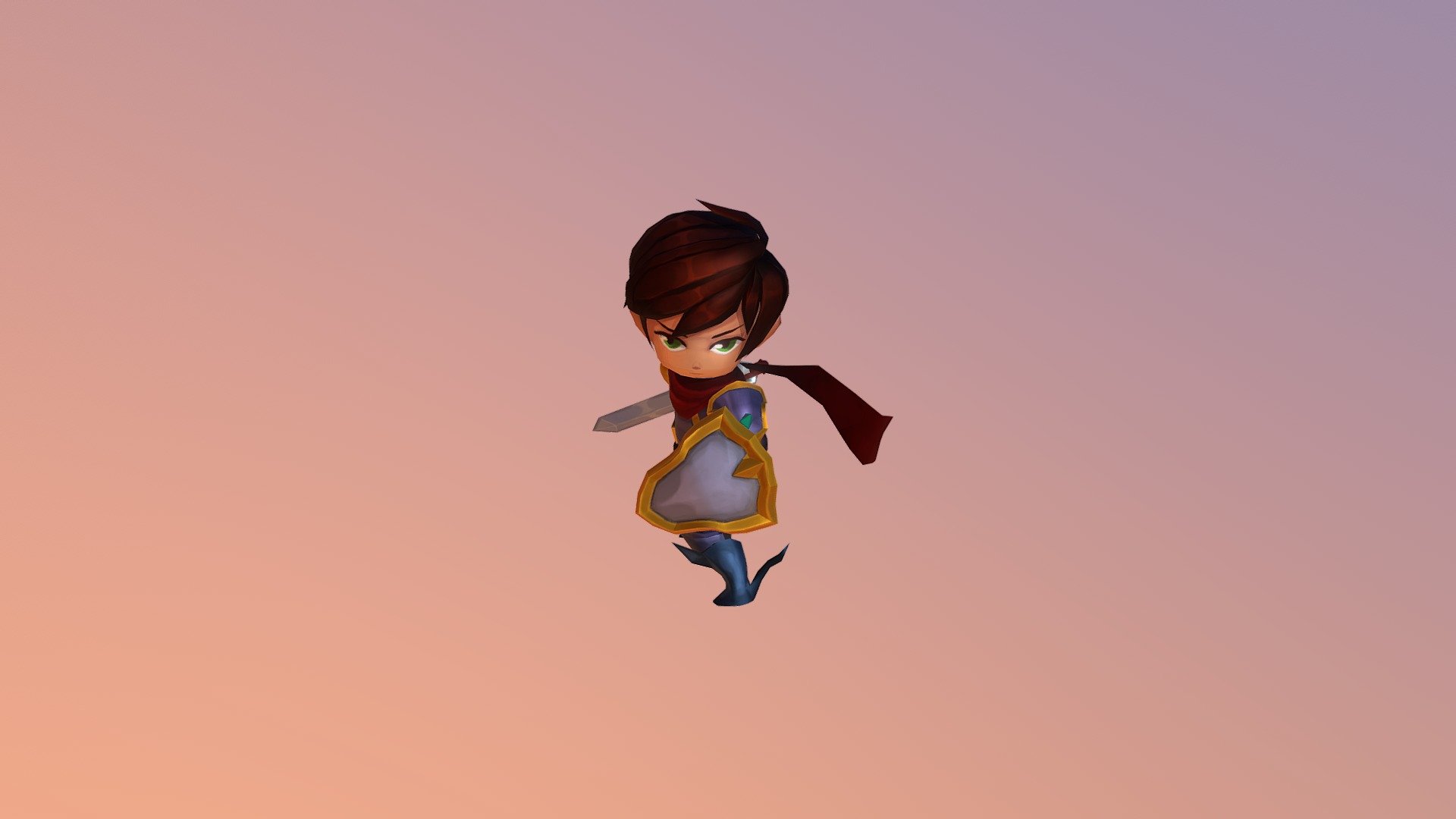 Knight@attack 2(Character Only) - 3D model by Stephanie.Kam.Ren.Zhi ...