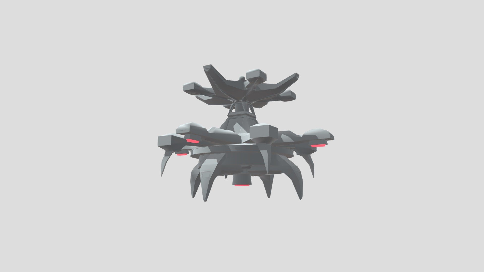 Alien Mothership - Download Free 3D model by vandoughairyhunx [c1712d3 ...
