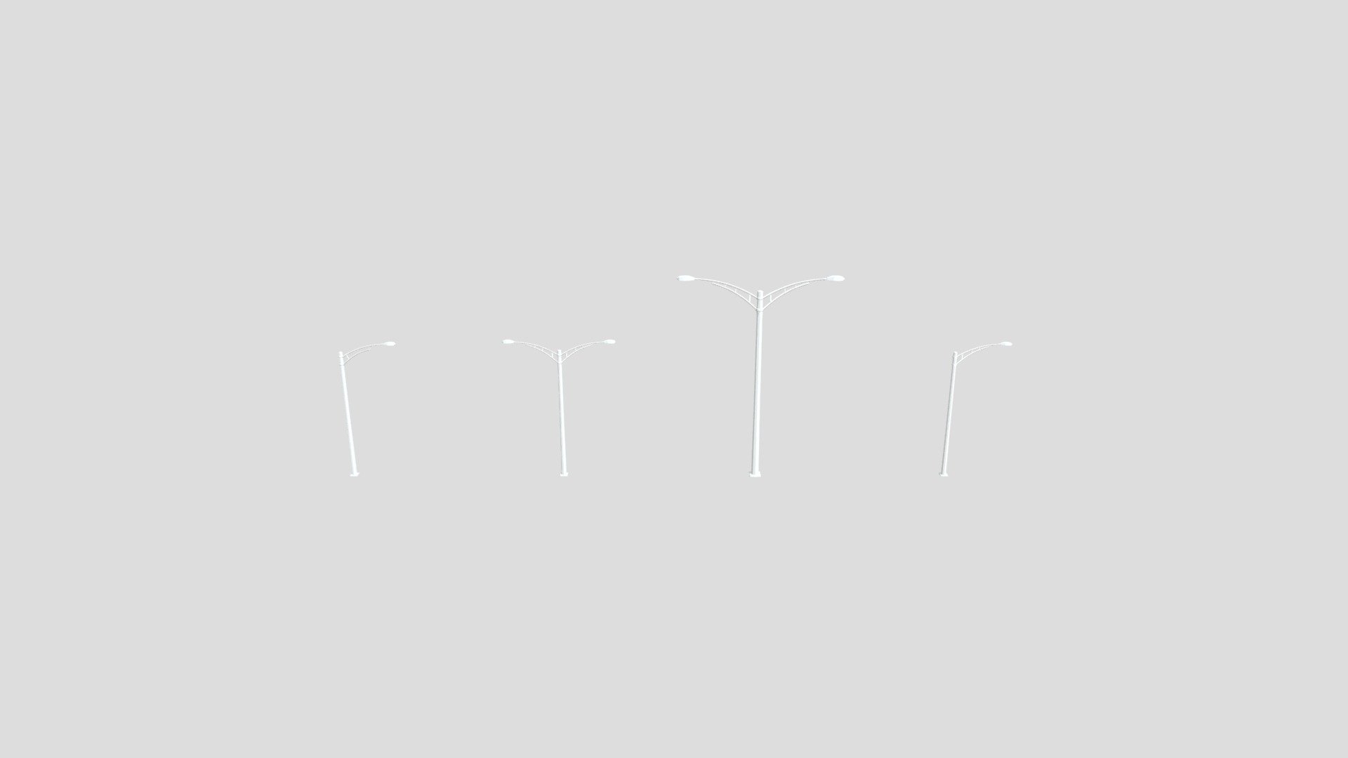 Street Light Poles - Download Free 3D model by 4dimension [c172af3 ...
