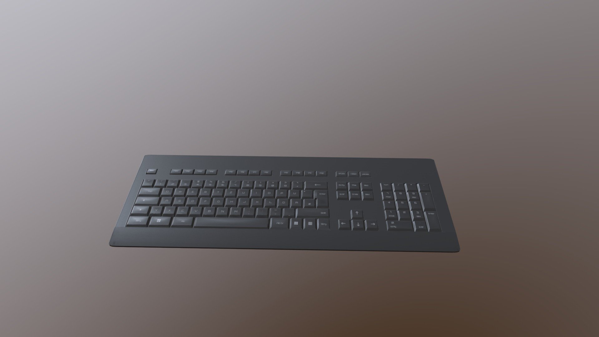keyboard - 3D model by TomRosenzweig [c172bb4] - Sketchfab