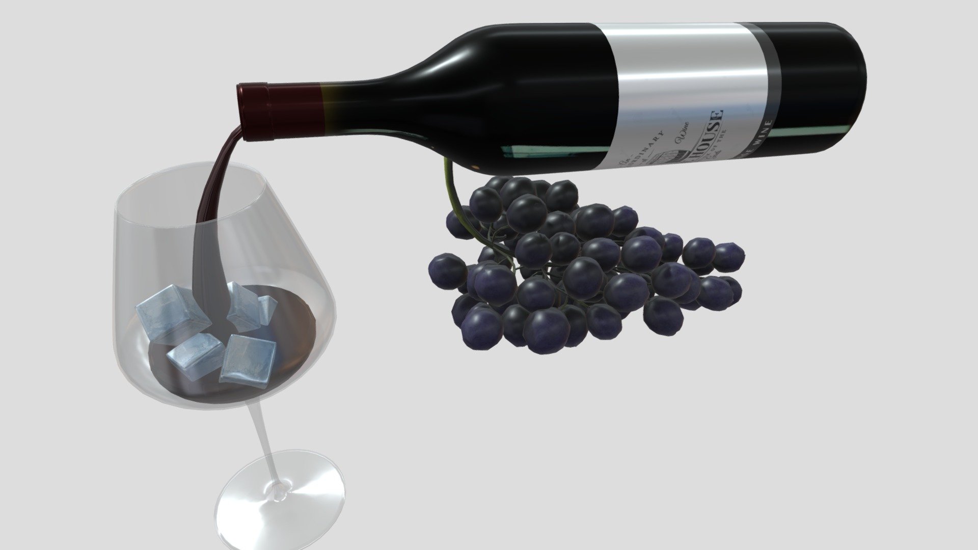 Wine Pouring Animation - 3D model by Erandaka (@erandaka007) [c175e23 ...