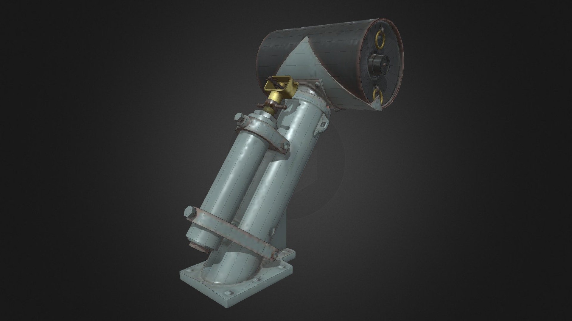 Depth charge thrower mk2 - Download Free 3D model by wolfbelarus ...