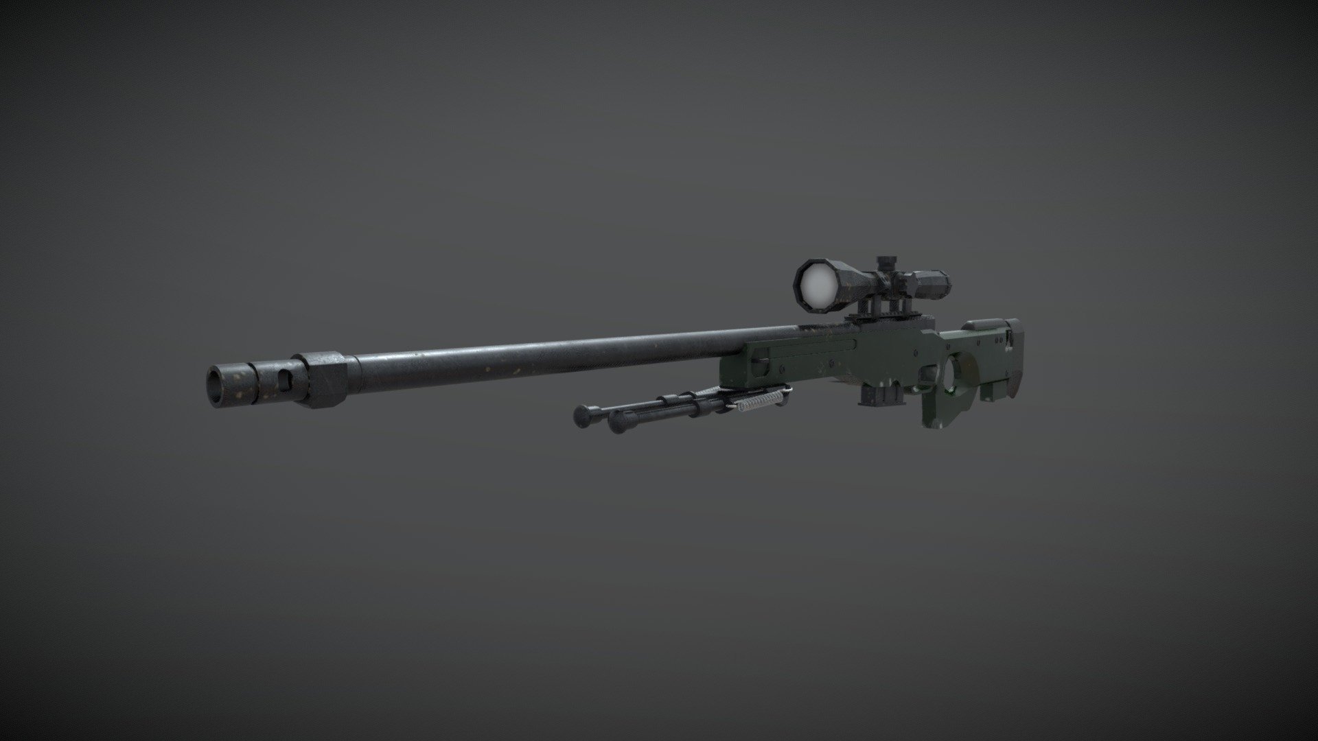 CSGO AWP Sniper rifle - Buy Royalty Free 3D model by AlexSW [c176bdf ...