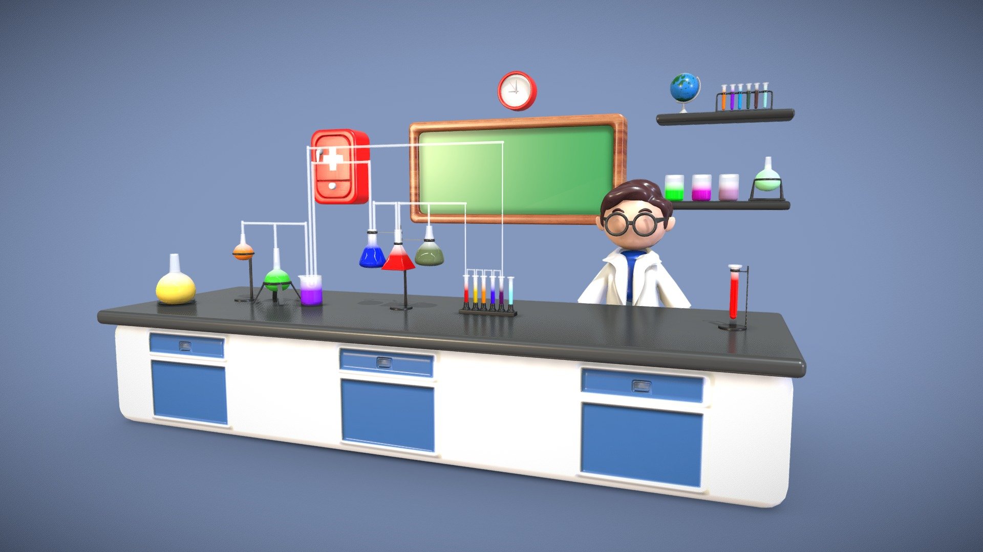 Lab_ Setup - Buy Royalty Free 3D model by neshallads [c176ffd ...