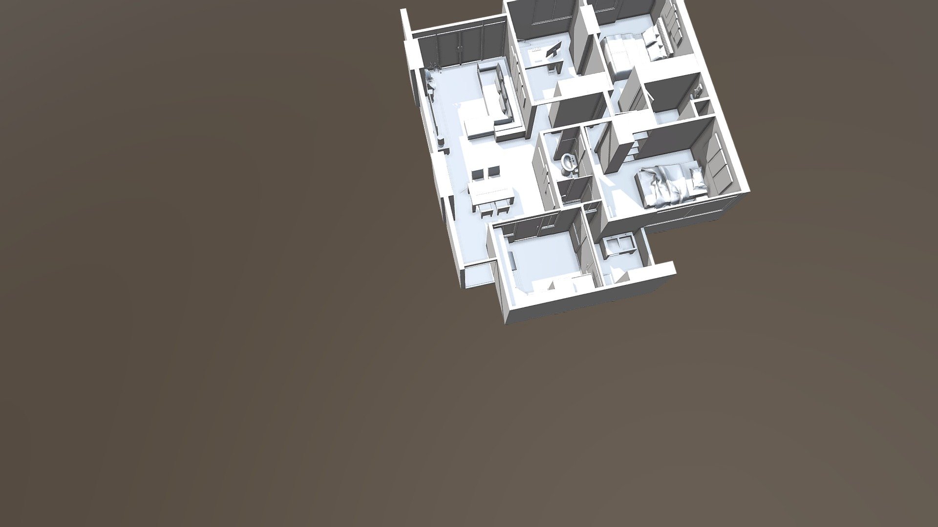 NEW FLAT - 3D model by tejas6 [c177789] - Sketchfab