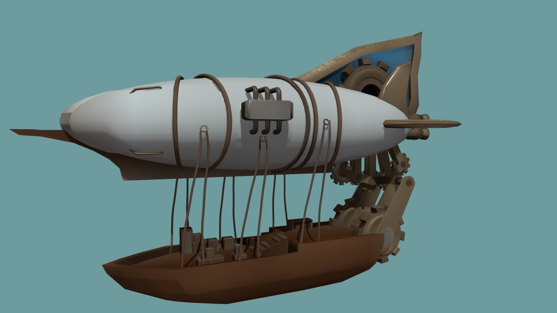 Steam Punk Air ship - Download Free 3D model by Bucks (@Its_Bucks ...