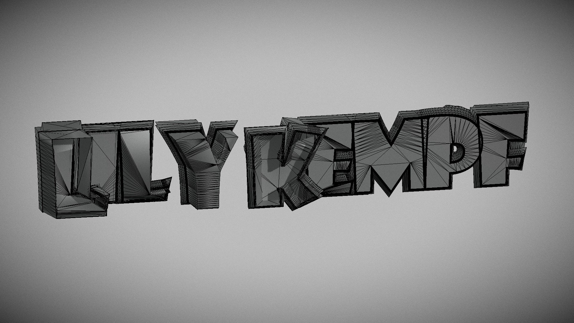 3D Signature - 3D model by lkempf [c17ba92] - Sketchfab