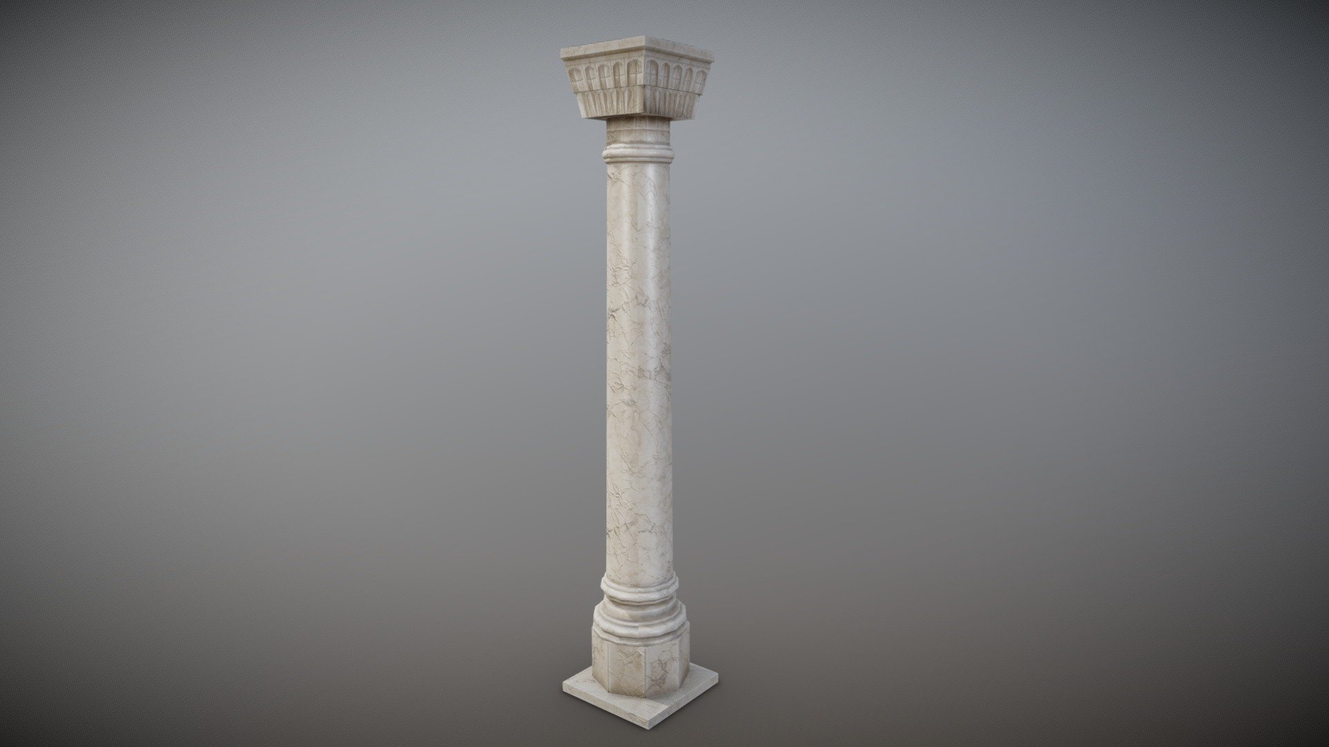 Roman Marble Column - Download Free 3D model by Ergin ERYILDIR ...