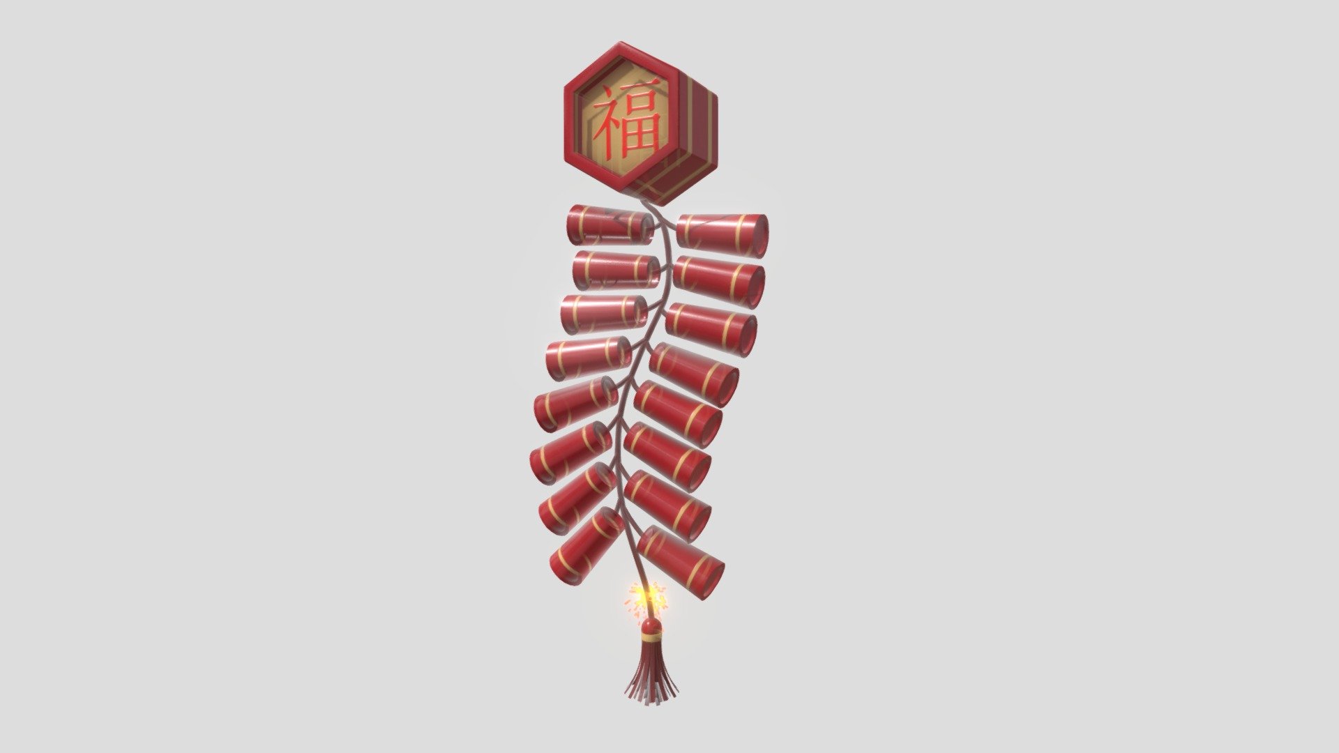 Firecrackers - 3D model by STB-TC [c17e742] - Sketchfab